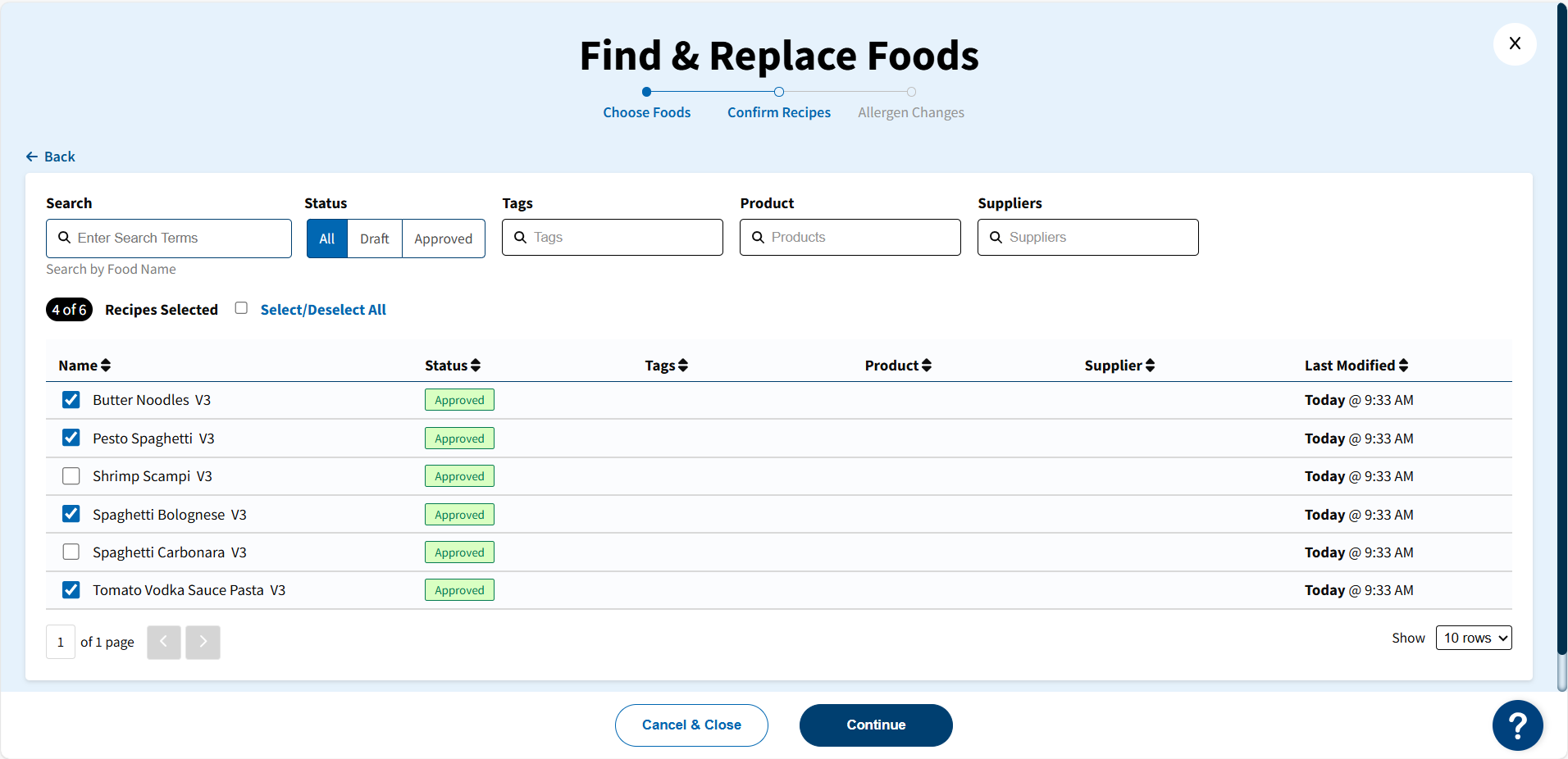 How Do I Use Find & Replace? – Genesis Foods