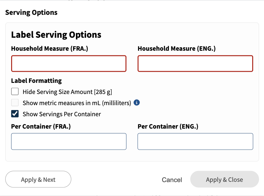 How to create a compliant Canadian French/English bilingual Nutrition ...